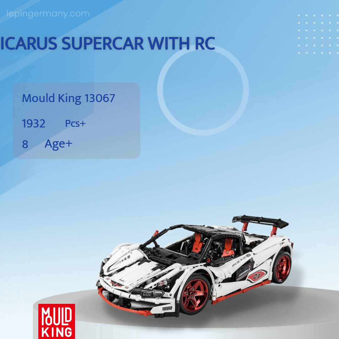 MOULD KING 13067 ICARUS Supercar With RC with 1932 Pieces | LEPIN Germany