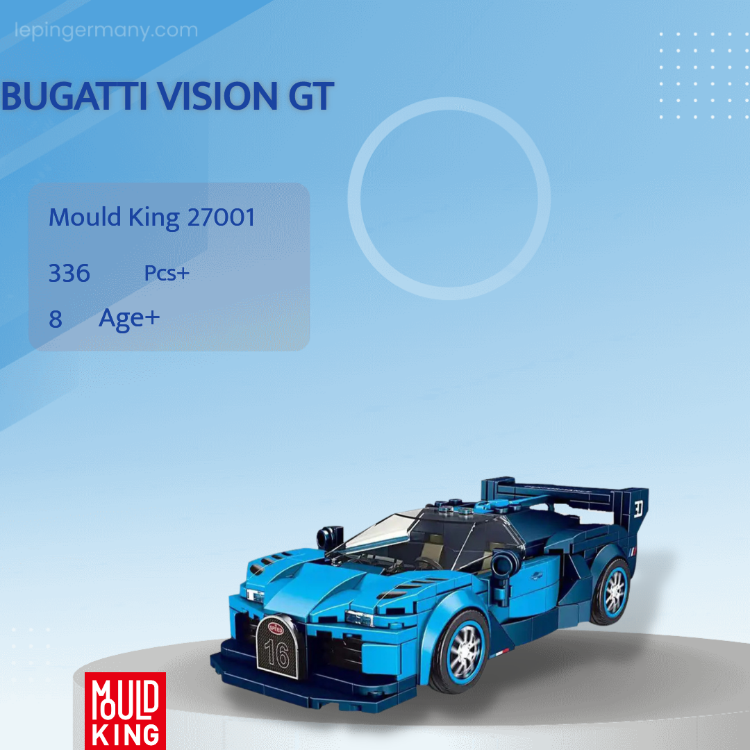 MOULD KING 27001 Bugatti Vision GT with 336 Pieces | LEPIN Germany