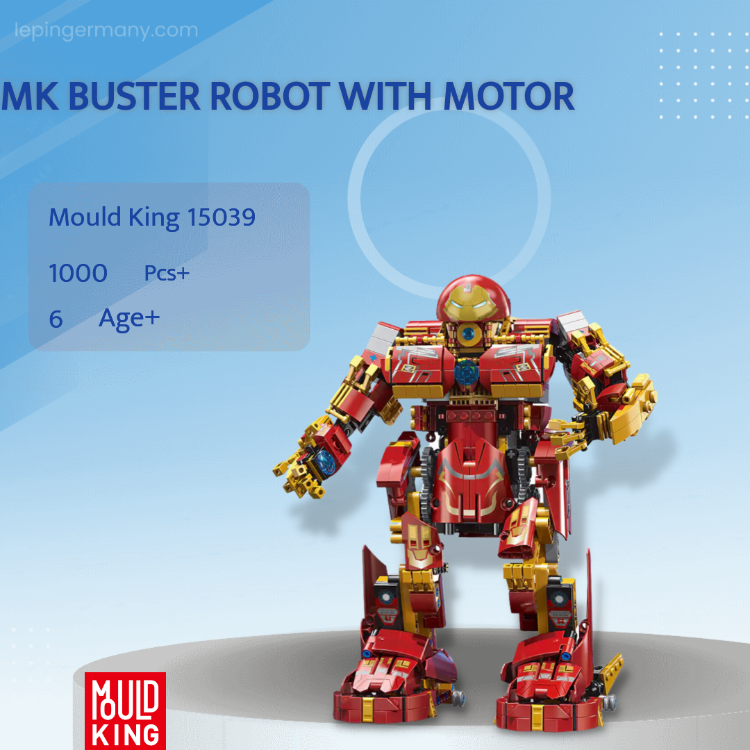 MOULD KING 15039 MK Buster Robot With Motor with 1000 Pieces | LEPIN ...