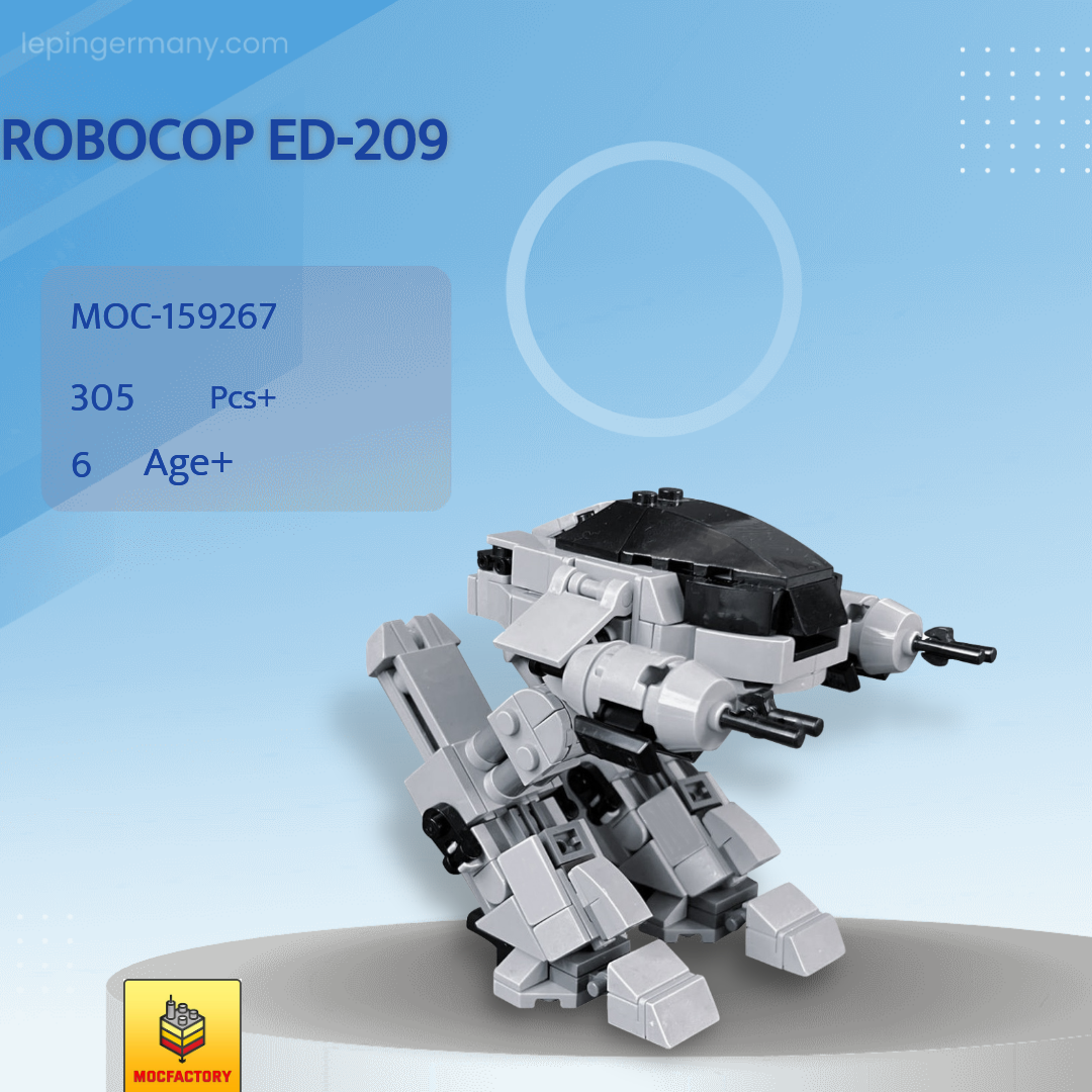 MOC Factory 159267 RoboCop ED-209 with 305 Pieces | LEPIN Germany