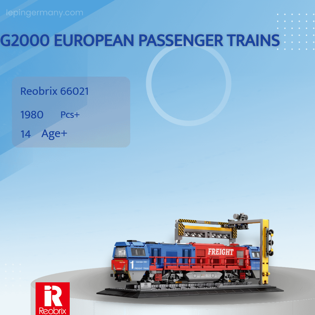 REOBRIX 66021 G2000 European Passenger Trains with 1980 Pieces | LEPIN ...