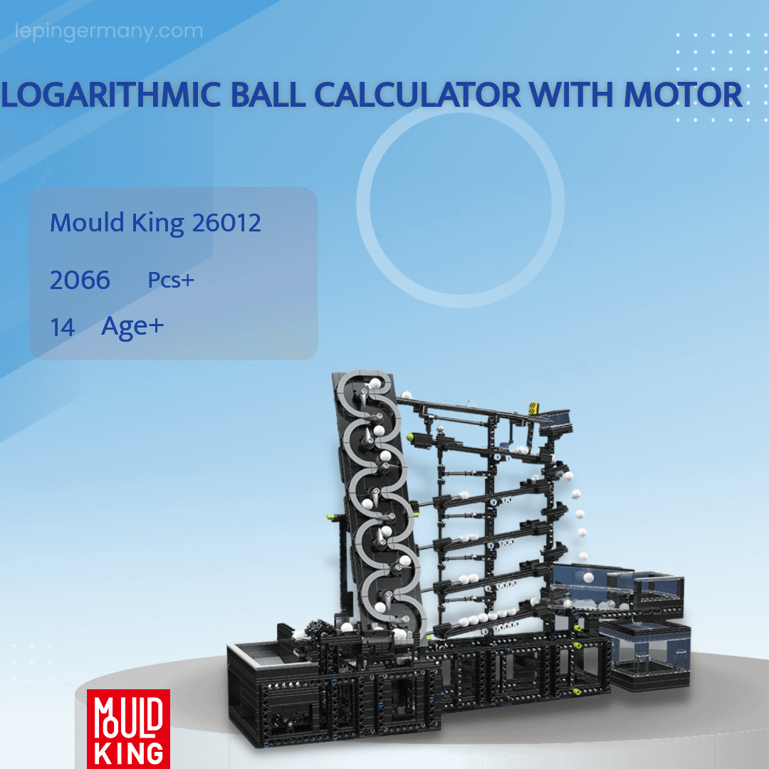 MOULD KING 26012 Logarithmic Ball Calculator With Motor with 2066 ...