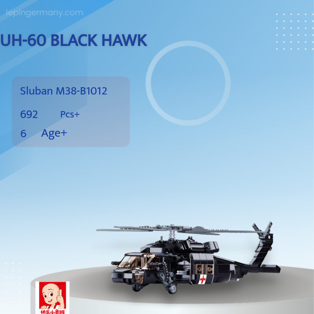 Sluban M38-B1012 UH-60 Black Hawk with 692 Pieces | LEPIN Germany
