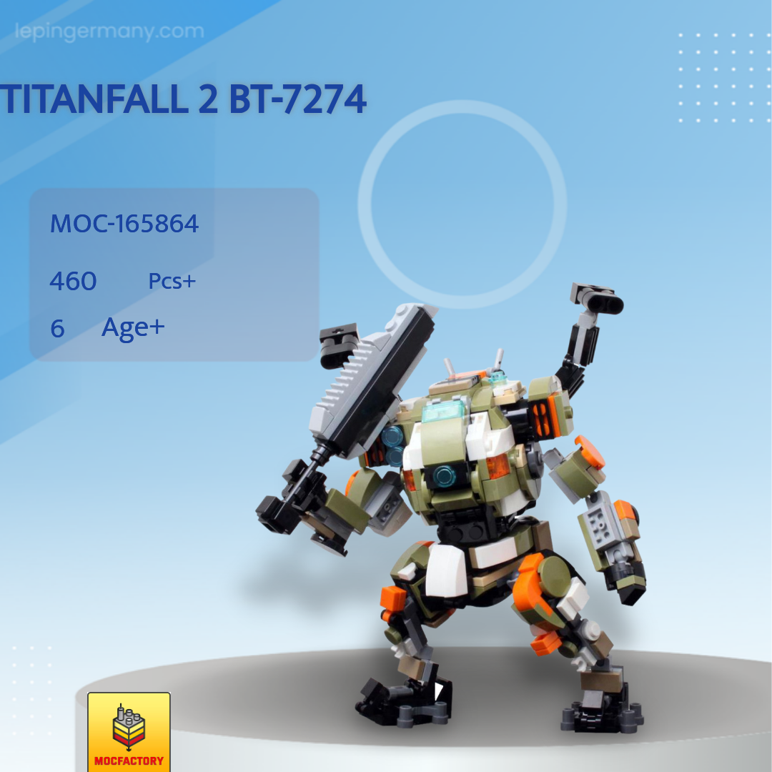 MOC Factory 165864 Titanfall 2 BT-7274 with 460 Pieces | LEPIN Germany