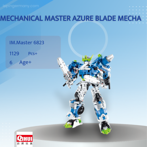 IM.Master 6823 Mechanical Master Azure Blade Mecha with 1129 Pieces ...